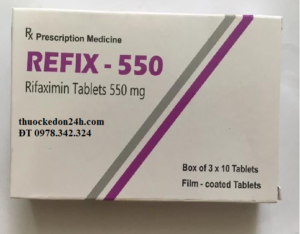 Thuốc Rifaximin 550mg là gì? Công dụng Refix, Rifaliv, Rifaclean giá bán