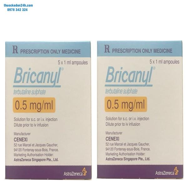 Thuốc Bricanyl 0.5 mg/ml điều trị ngắn hạn dọa đẻ non