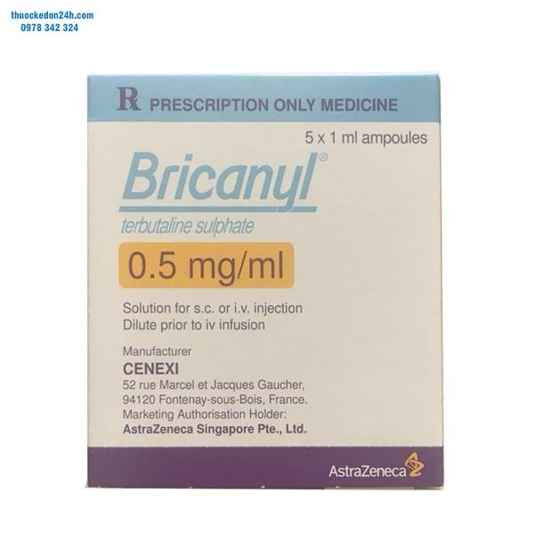 Thuốc Bricanyl 0.5 mg/ml điều trị ngắn hạn dọa đẻ non