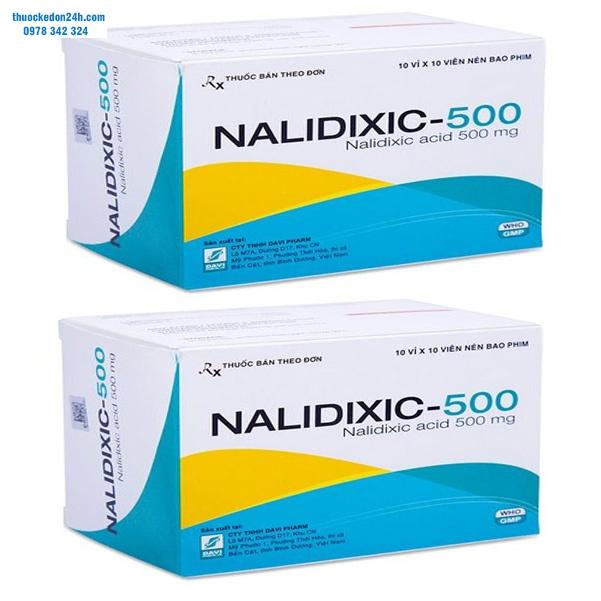 Thuốc Nalidixic 500mg kháng sinh điều trị nhiễm khuẩn giá bao nhiêu